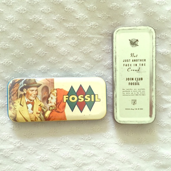 Fossil | Accessories | Fossil 992 Vintage 9s Fossil Tin Case | Poshmark